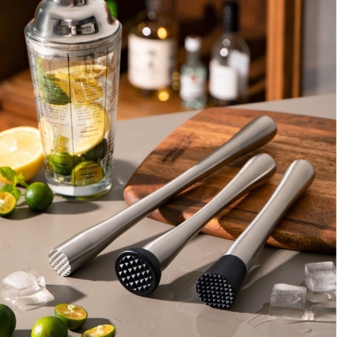 Cocktail Muddler Crusher Tools Crushing Ice Hammer Barware Mixer Fruit ...