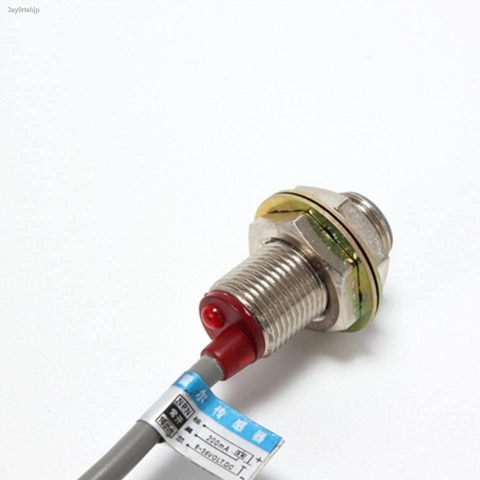 M12 Hall Sensor Proximity Magnetic Magnet Switch NJK-5002C Normally Open Normally Closed ...