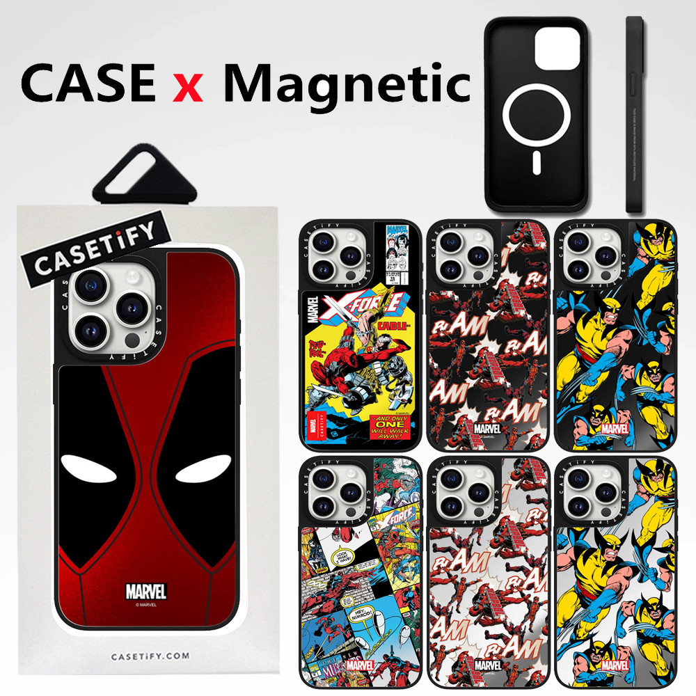 High quality Magnetic phone case CASETiFY【Marvel Deadpool & Wolverine ...