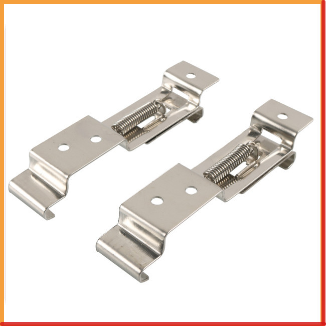 HOG 2 Pieces Trailer Number Plate Holders Clips Stainless Steel Spring ...