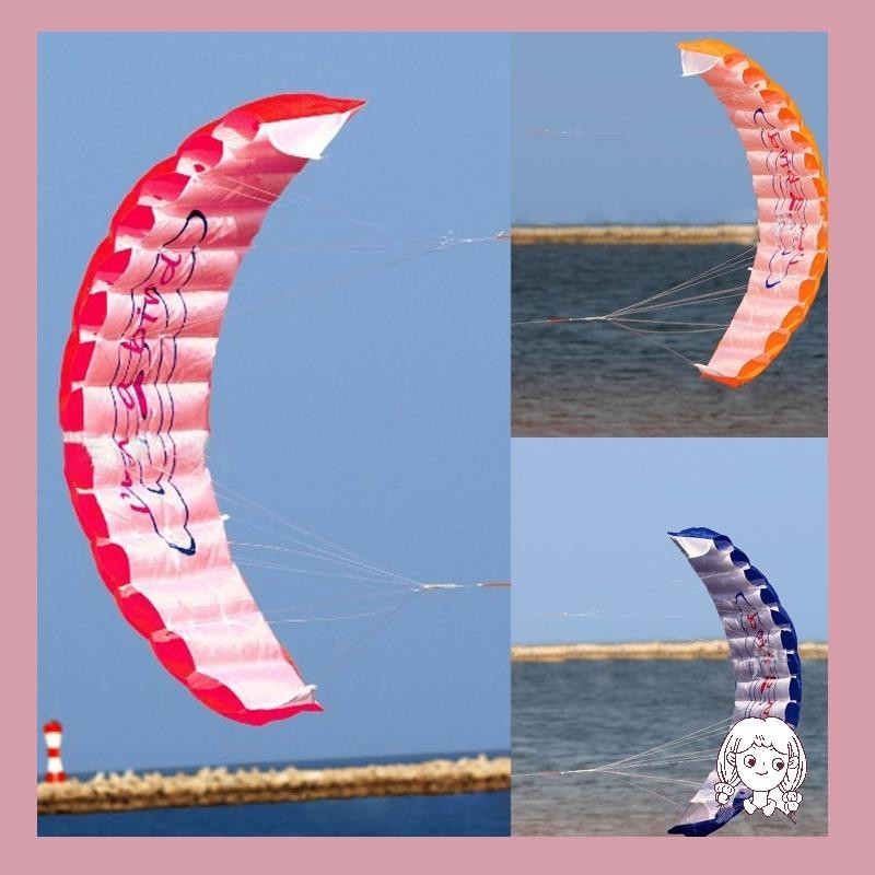 haha 55x23 Dual String Sport Kite Outdoor Stunt Wind Kite Flying Toy ...