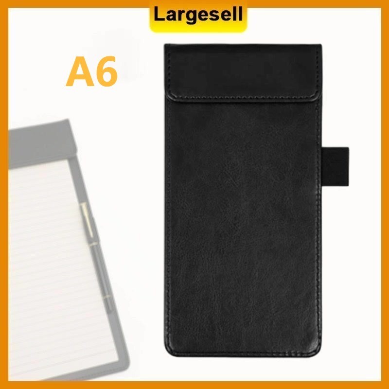 A6 Magnetic Leather Menu Clipboard Checkout Cash Bill Holder Small ...