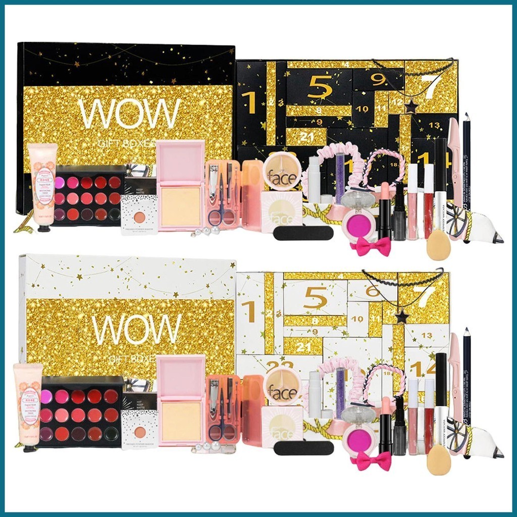 Makeup Advent Calendar 2024 24pcs Makeup Advent Calendar for Christmas ...