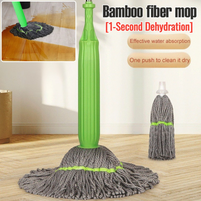 [1-Second Dehydration/Wet And Dry] Bamboo Fiber Self Twisting Rotating ...