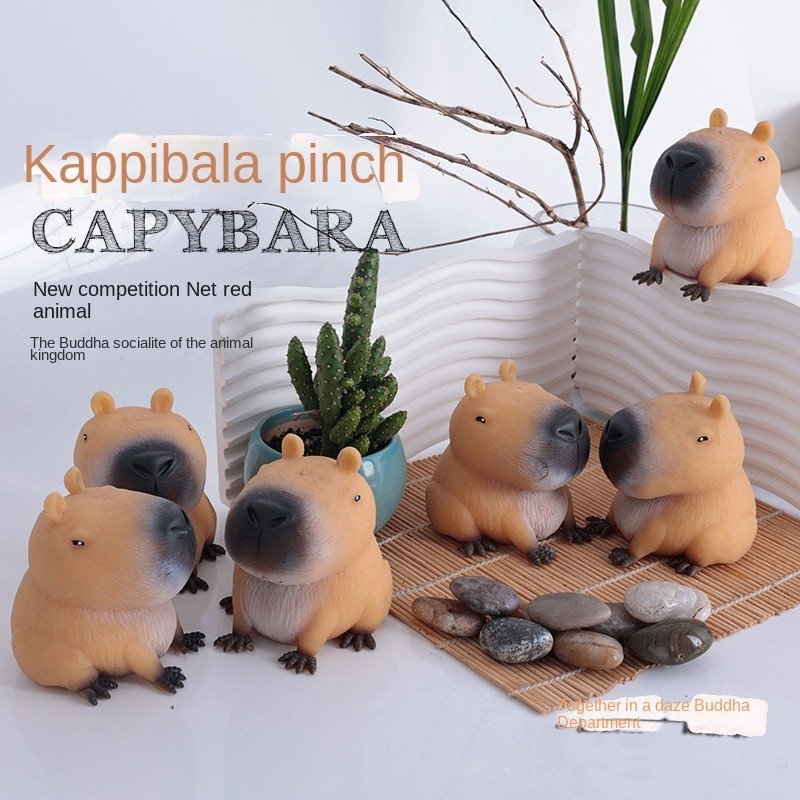 Capybara Fidget Toys Cute Capybara Squishy Toys Capybara Squeeze Toys ...
