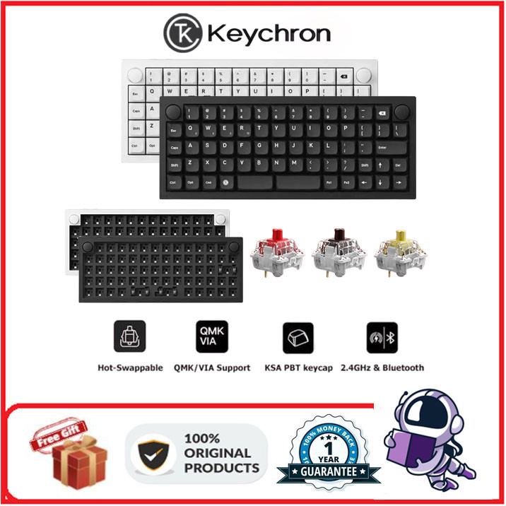 Keychron Q15 Max QMK/VIA Wireless Custom Mechanical Keyboard | Shopee ...