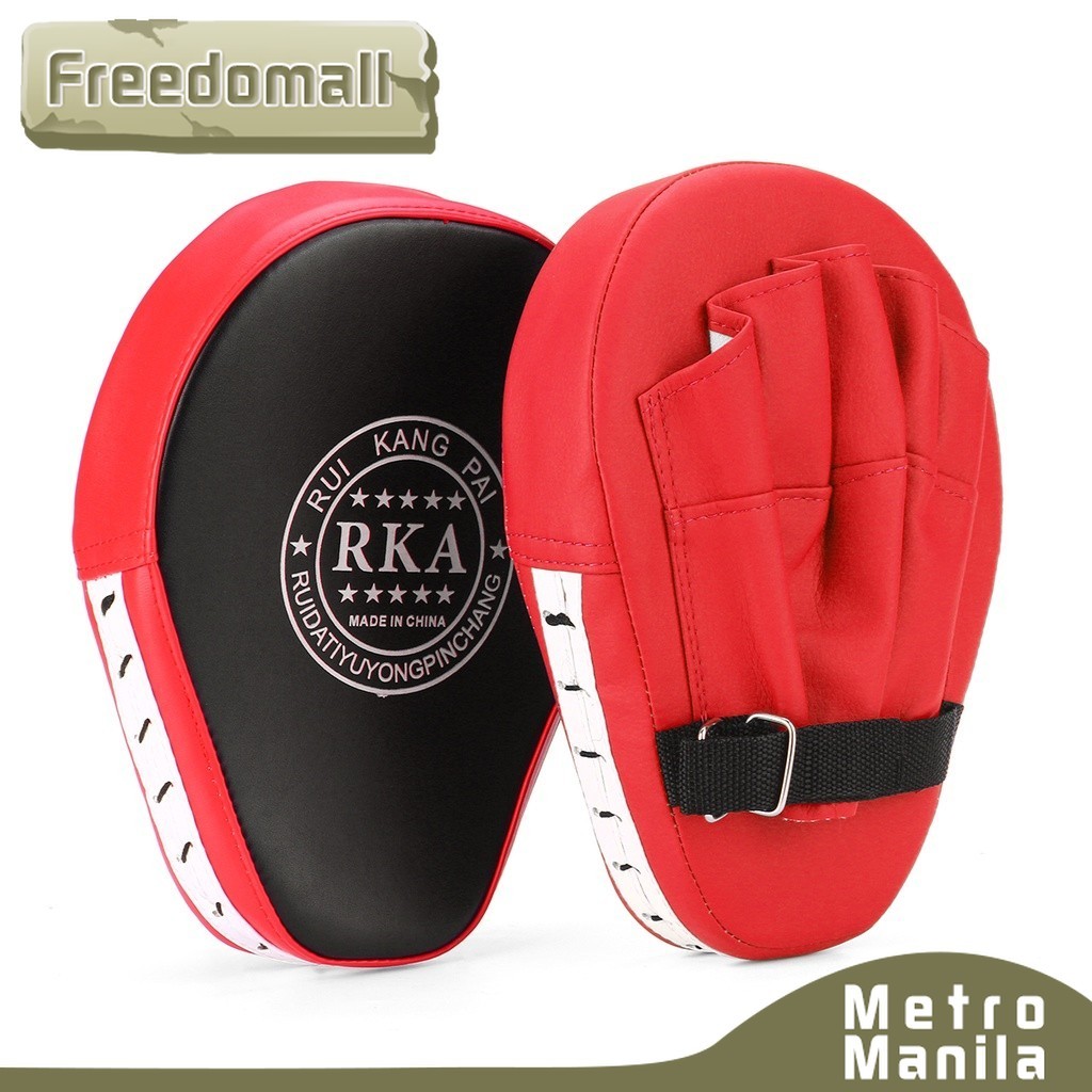 Boxing Gloves Pad PU Leather Boxing Foot Target MMA Hand Kicking Pad ...