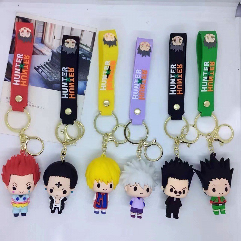 Anime Hunter X Hunter Series Keychain GON FREECSS Cartoon Key Ring for ...