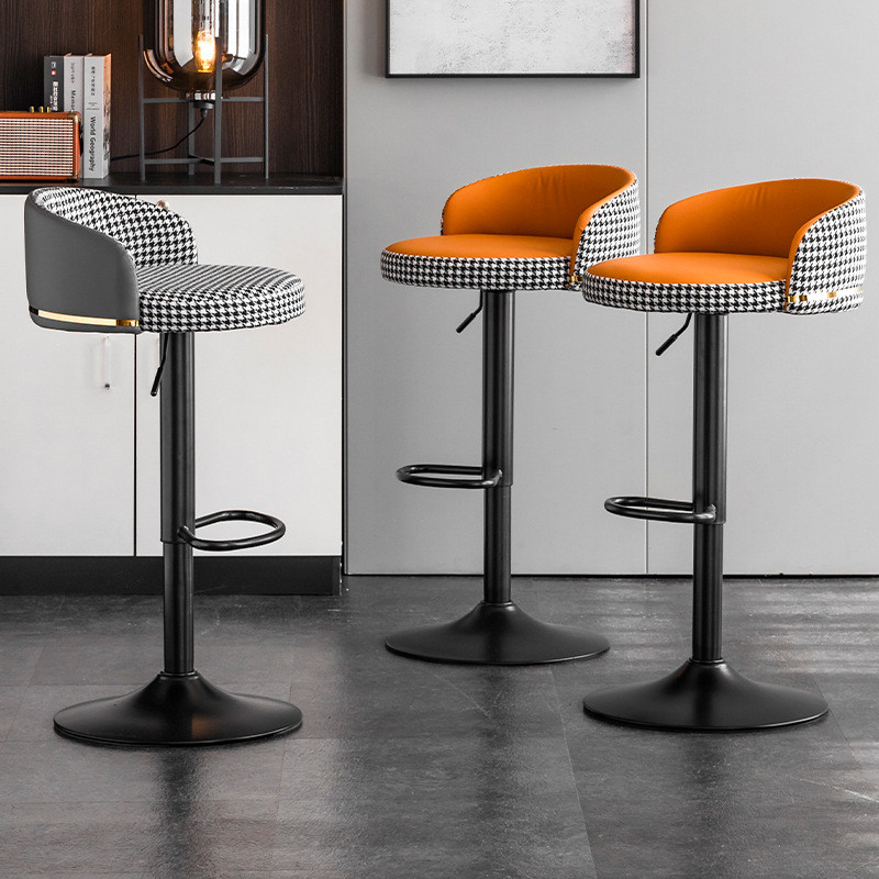 Bar Chair high Stool Bar Nordic Fashion Light Luxury Rotating Lifting ...