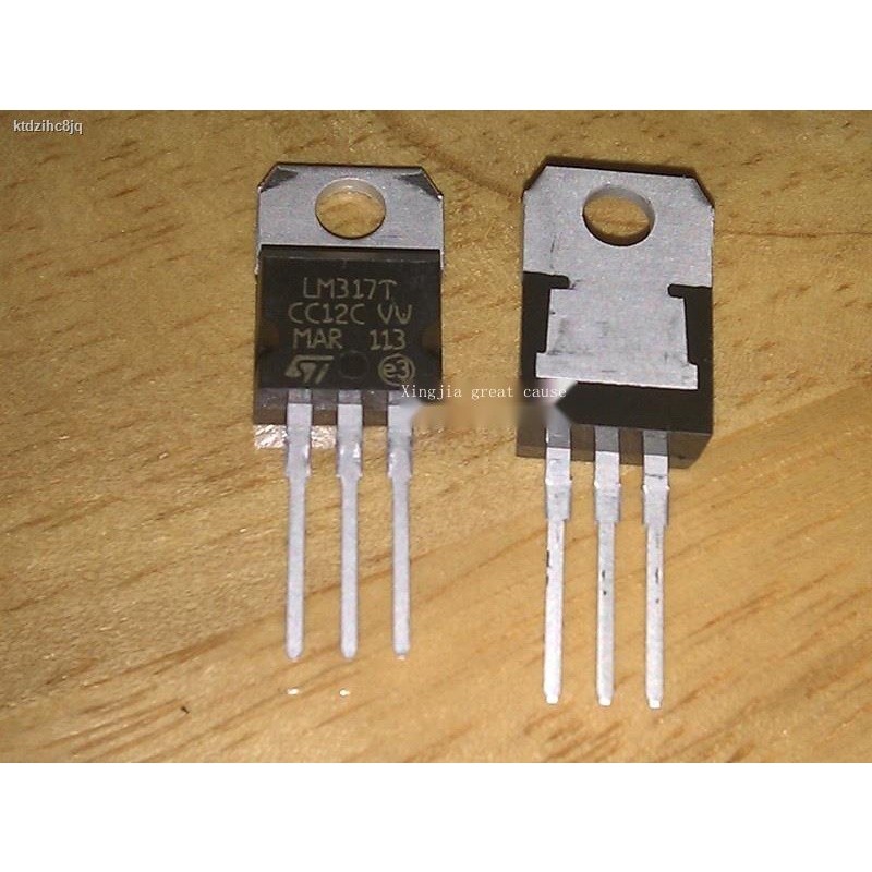 COD/New LM317 LM317T 1.2-37V adjustable three-terminal voltage regulator/regulated power supply ...