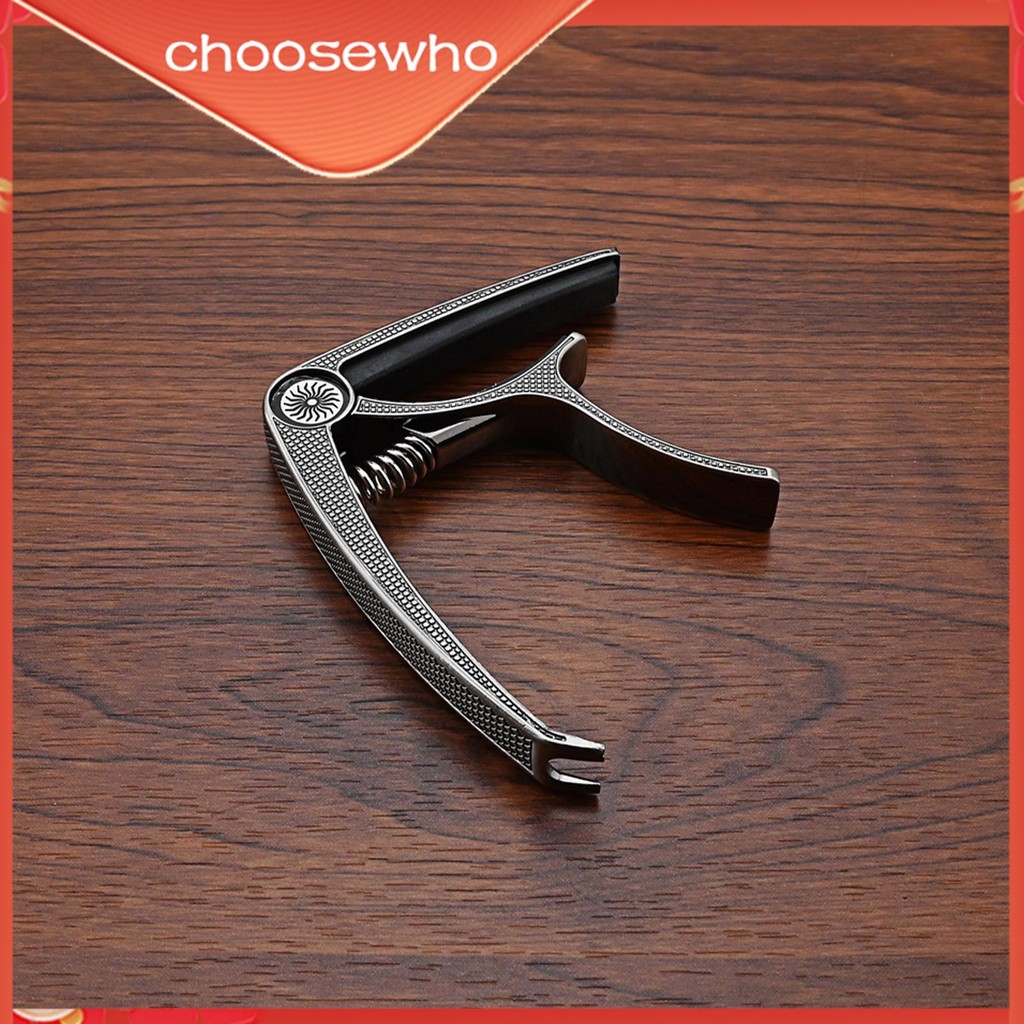 【Choo】1/2/3 Acoustic Clip-on Guitar Capo Quick Change Clamp Key for ...