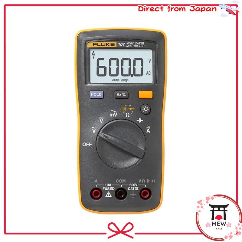 FLUKE Pocket Size Multimeter with Backlight, 107 ( genuine product ...