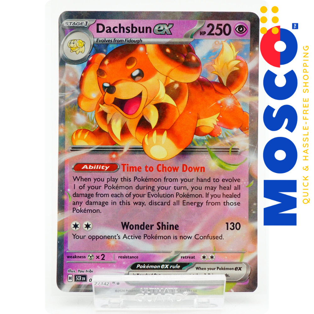 Dachsbun ex - 067/142 Double Rare Stellar Crown | Pokemon TCG | Shopee ...