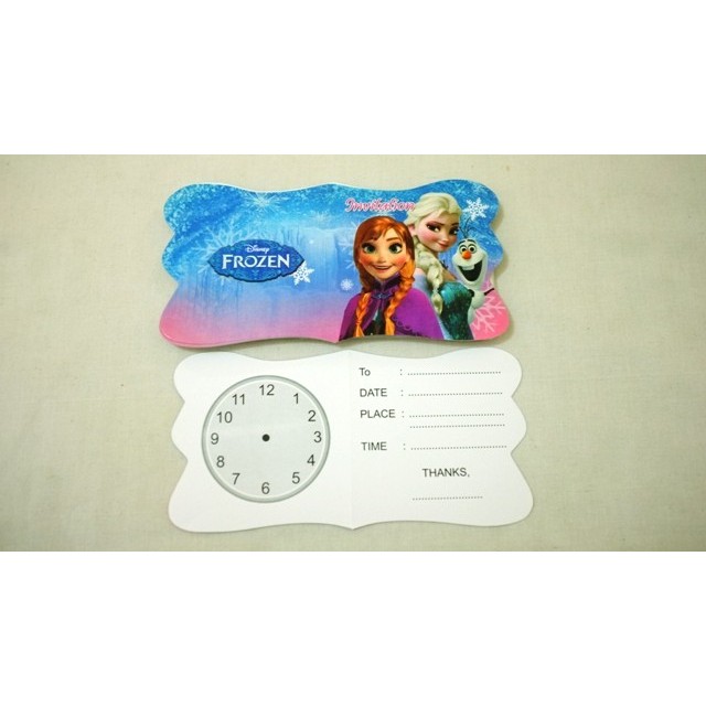 Frozen Princess Elsa Ana Birthday Invitation Card. Birthday Card ...