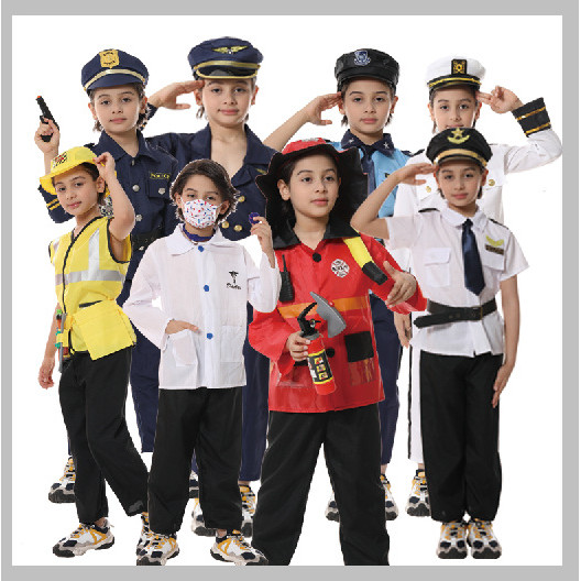 Hot Sale Children Police Uniform Halloween Party Role-Playing Suit ...