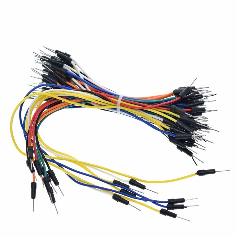 65pcs Jump Wire Cable Male to Male Jumper Wire for Arduino Breadboard ...