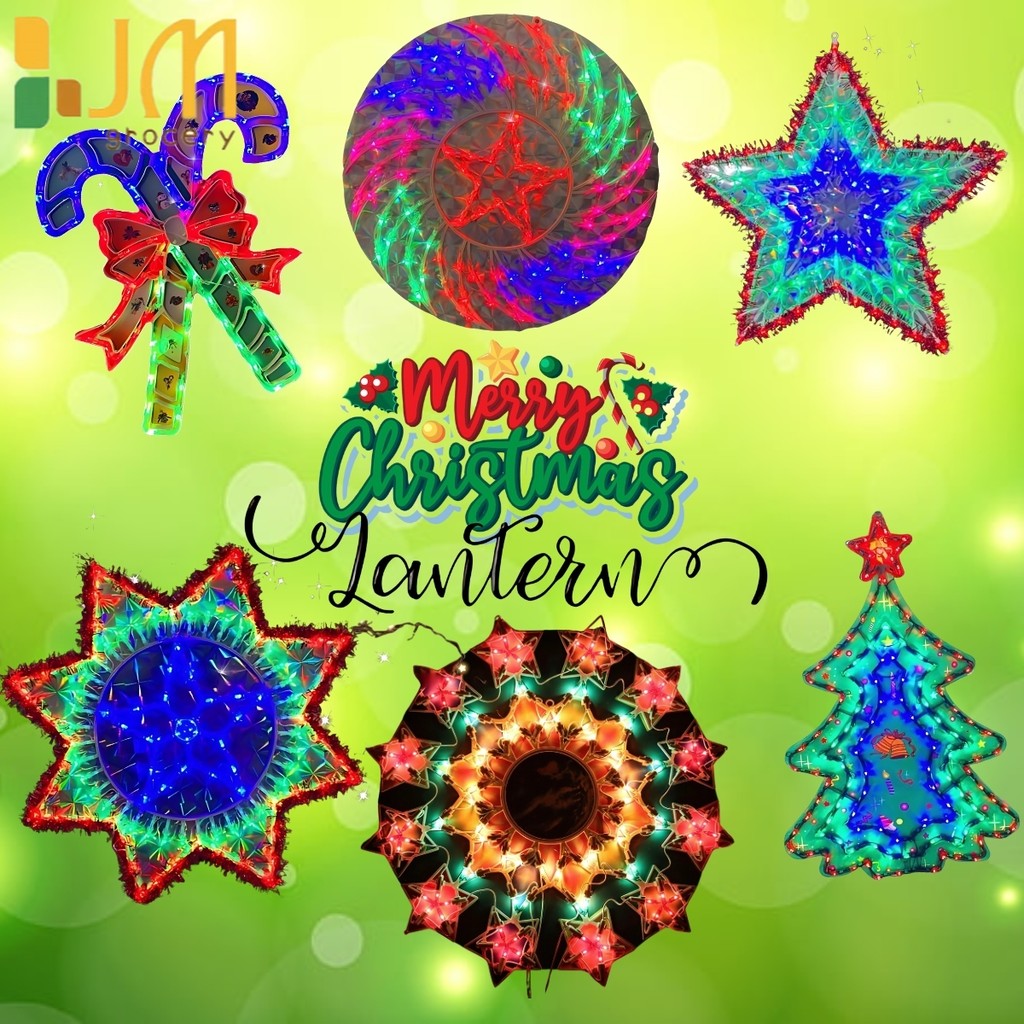 JM- Christmas Parol / Lantern Design Light Decorations LED Lights ...