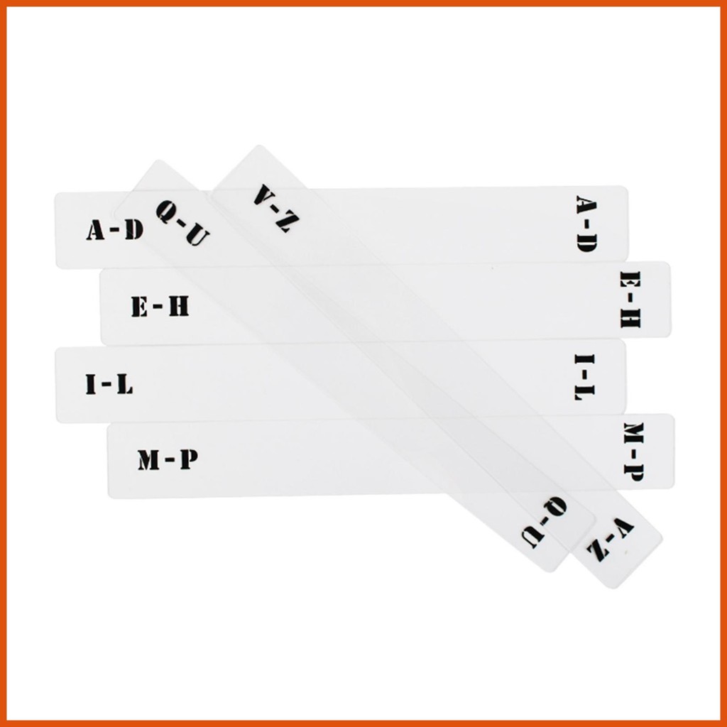Record Category Dividers 6Pcs Music Classification Cards Alphabet ...