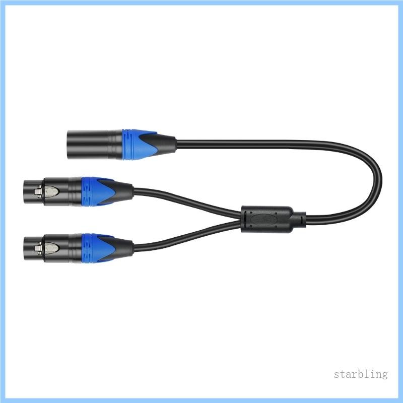 Star Splitter Cable Male to Double Female Y-Splitter 3Pin Balanced ...