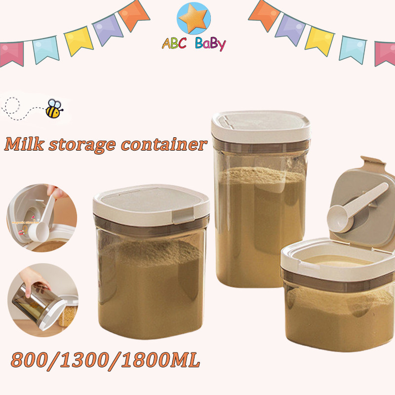 Milk Storage Container Twist Lock Airtight Container Food Storage Box ...