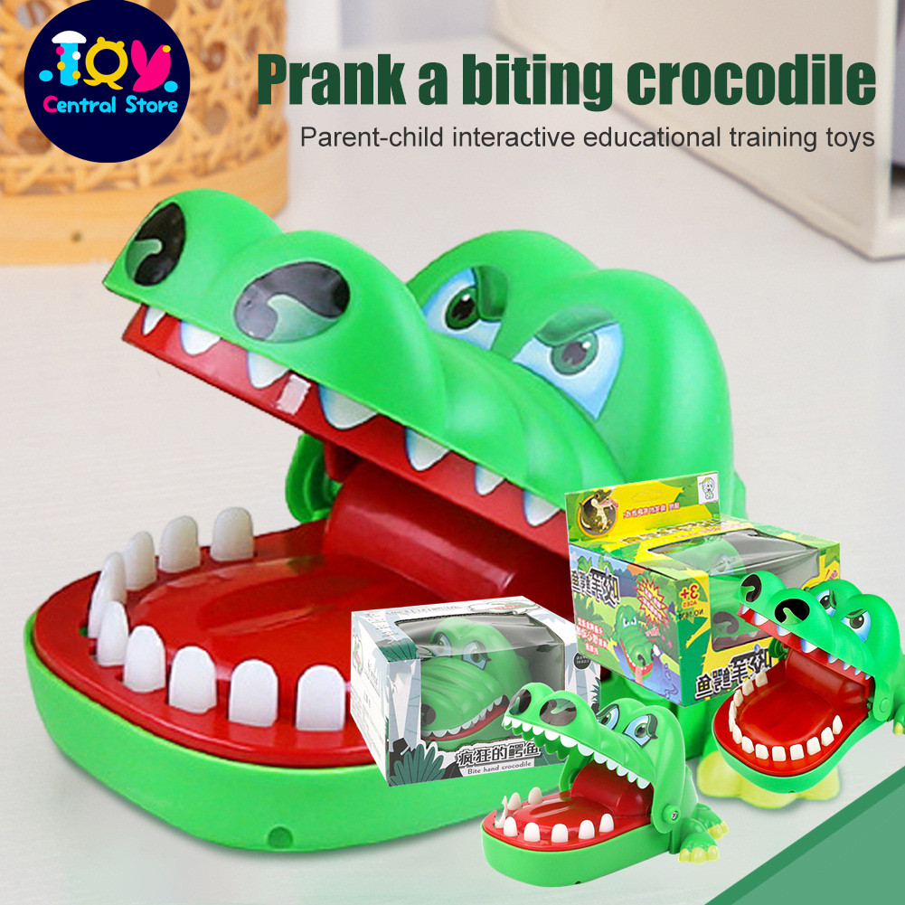 Crocodile Mouth Dentist Bite Finger Game Funny Toy For Kids Alligator ...