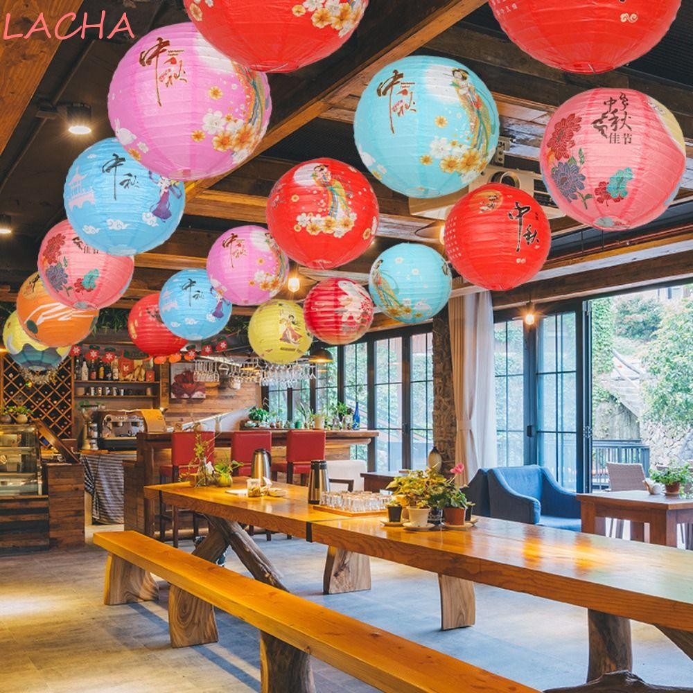 LACHAPELLE Chinese Mid Autumn Lantern, Luminous Traditional Festival ...