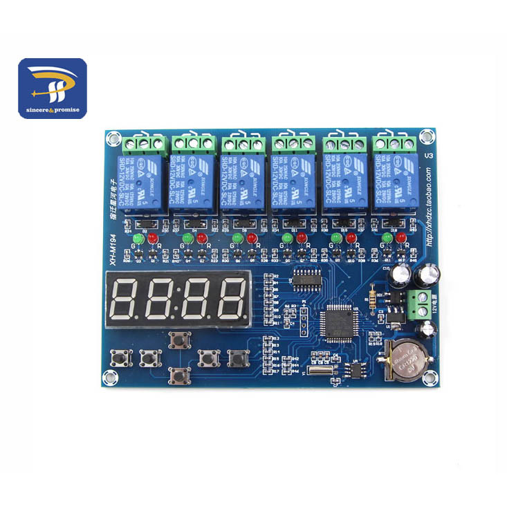time relay control module Multiplex timing module 5 way relay time ...