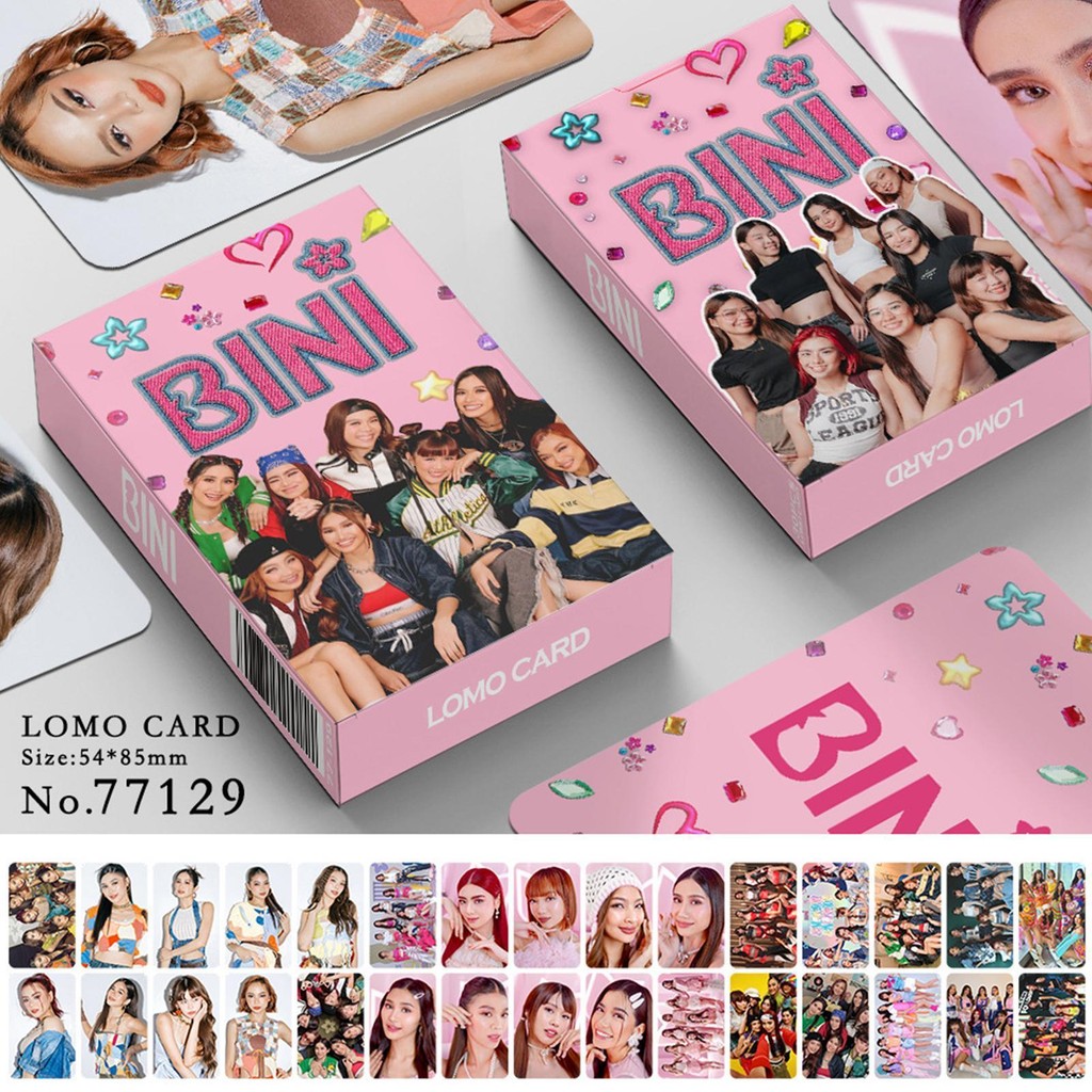 30 Double-sided LOMO Cards Philippine Girl Group BINI Cards Star ...