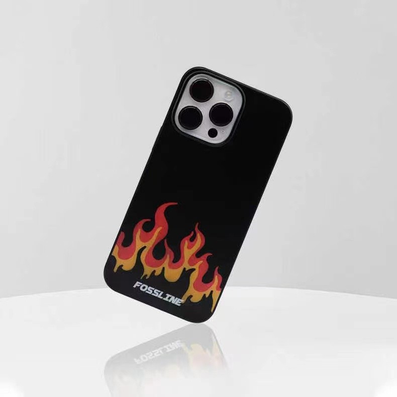 INS Flame Pattern for iPhone 16 Promax 15 Promax 12 13 Mini 14plus 11 Pro Max X Xs XR XS Max 7 8 ...