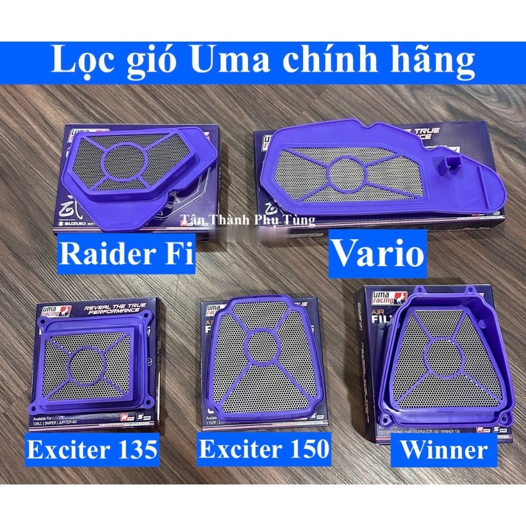 Genuine Uma air filter: Vario, Exciter135, Exciter 150, Raider Fi ...