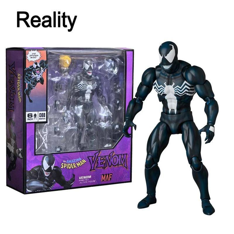 High-quality MAFEX088 Venom Spider-Man action figure Carnage Venom hand ...