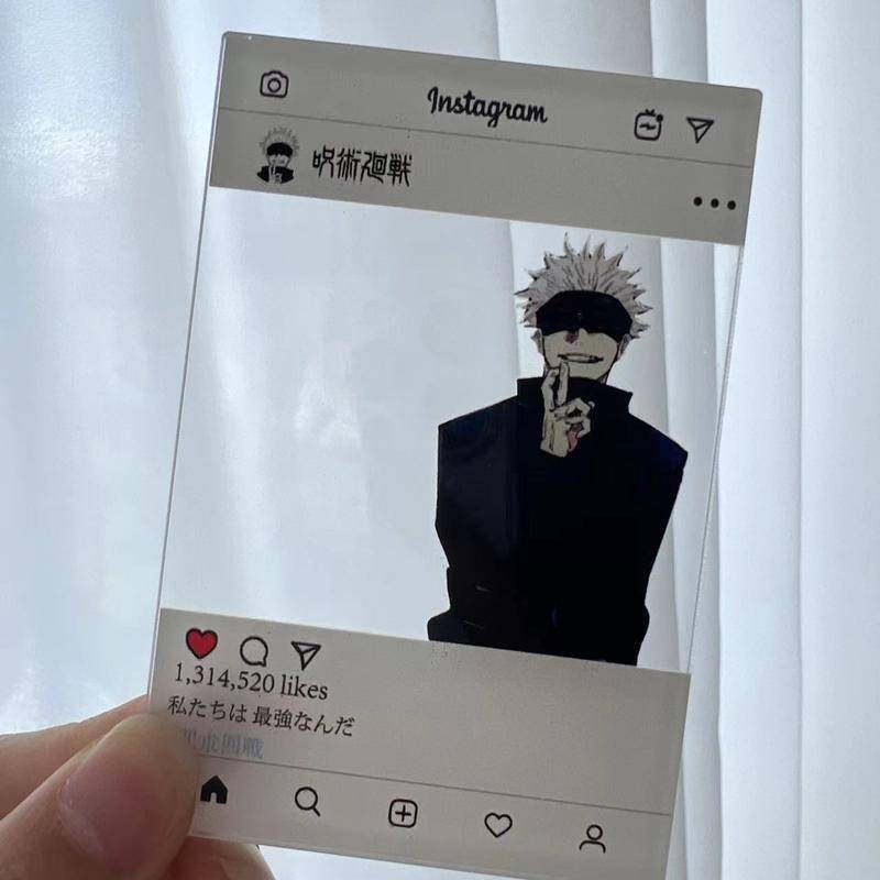 Jujutsu Kaisen Acrylic Photo Cards Fushiguro Gojo Geto Nanami Sukuna ...