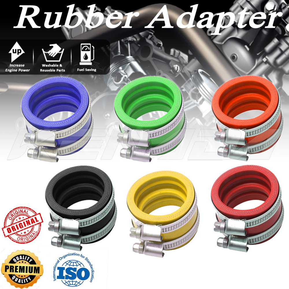 Motorcycle Carburetor Rubber Adapter 30mm/35mm/40mm/42mm/45mm Intake ...