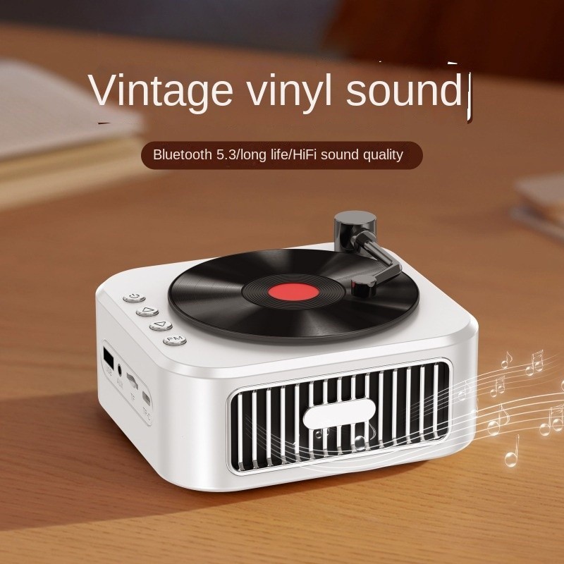 Microphone Vinyl Jukebox Audio Retro Record Player Bluetooth Audio ...