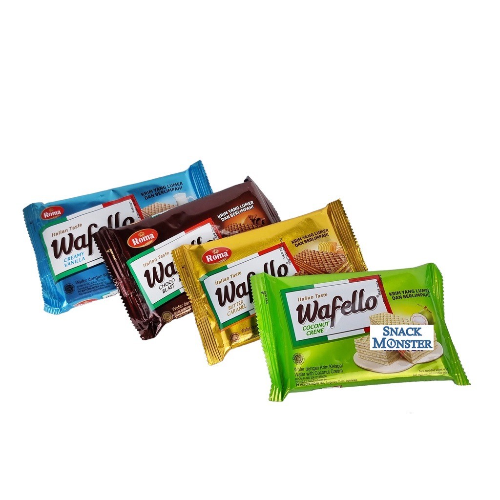 Roma Wafello Regular Pack - Netto 43 gr | Shopee Philippines