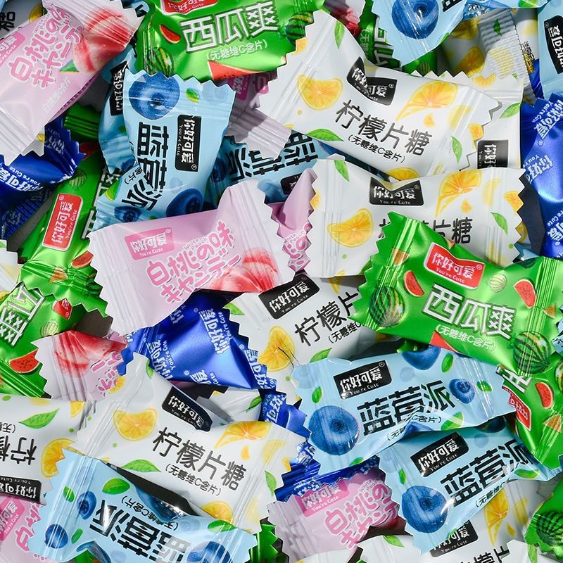 Hello Cute Sugar-Free Dimensional c Candy Mint Candy Hard Candy Fresh ...