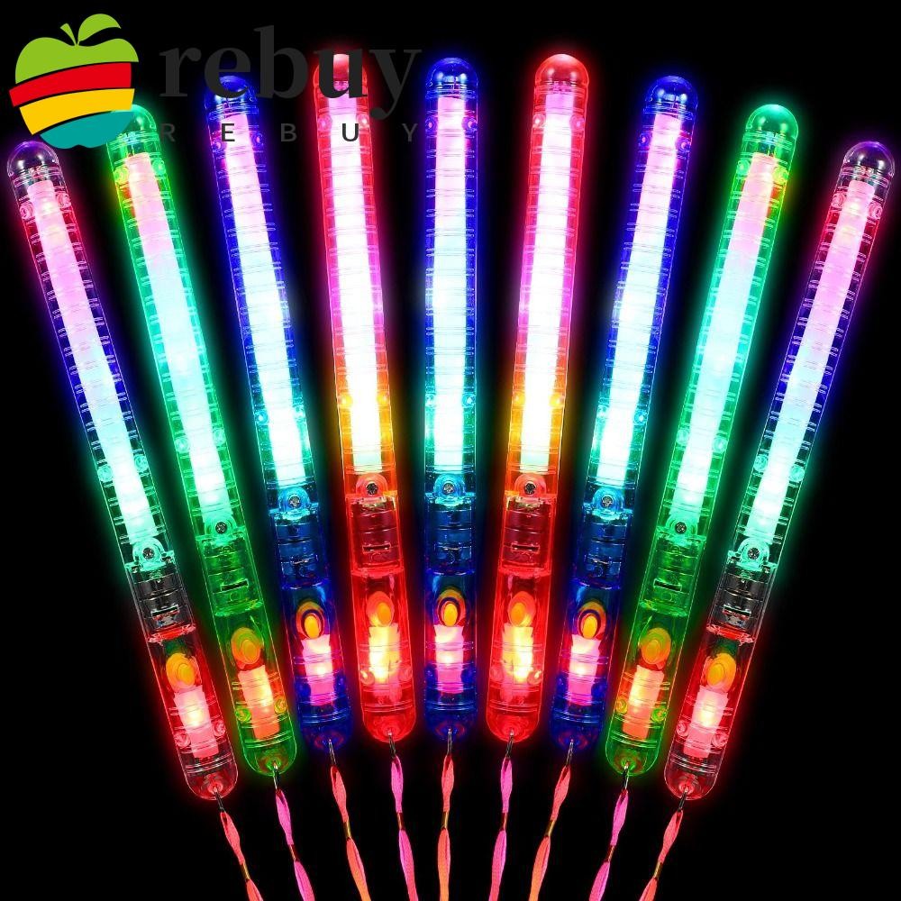 REBUY Flashing LED Wand Lights Up Music Concert Party Toy For Kids ...