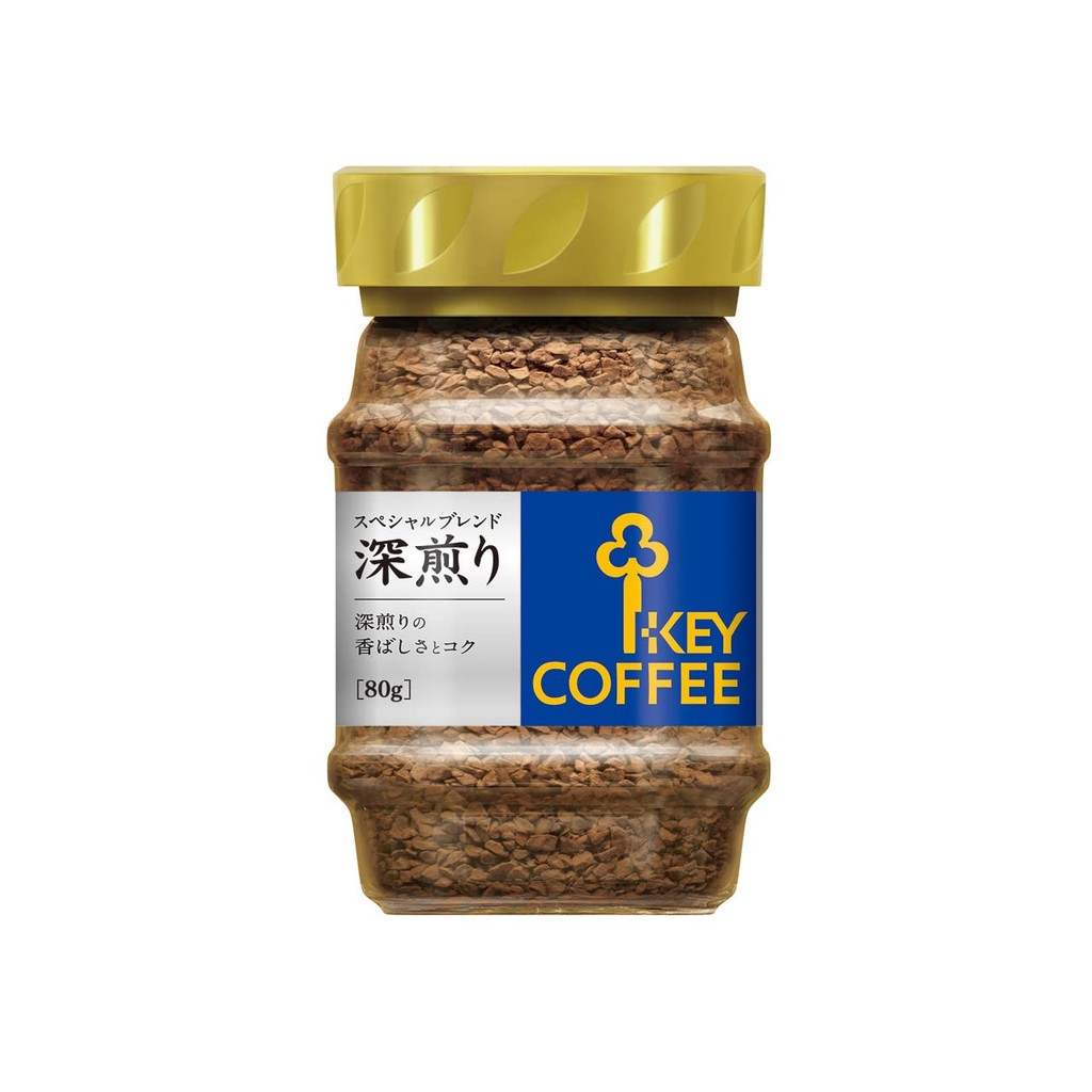 Key Coffee Instant Coffee Special Blend Deep Roast Jar 80g x 3 Packs ...