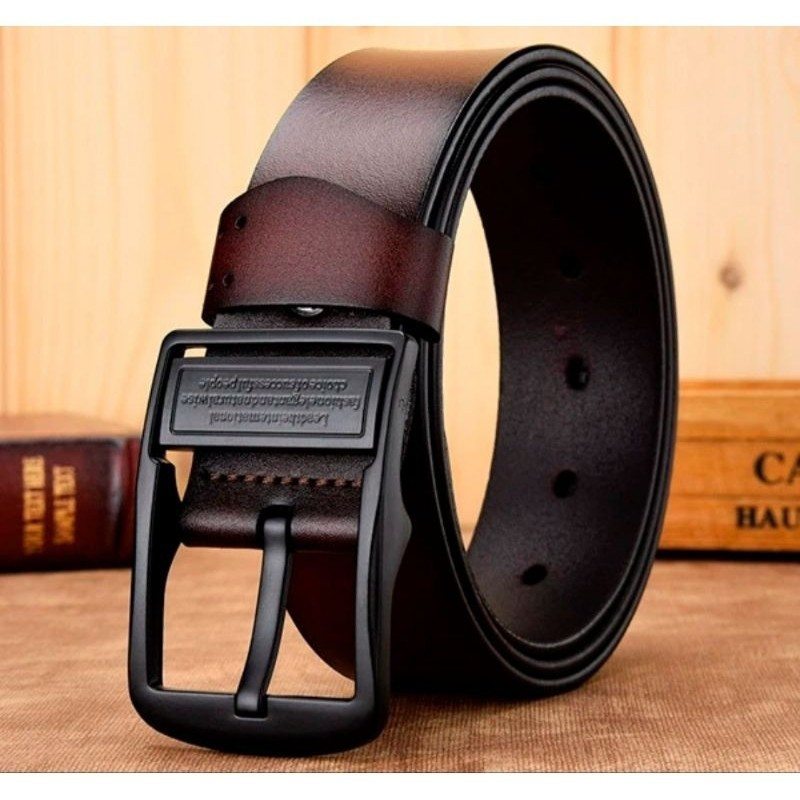 POOL - men's genuine leather belt with super luxury quality lining ...
