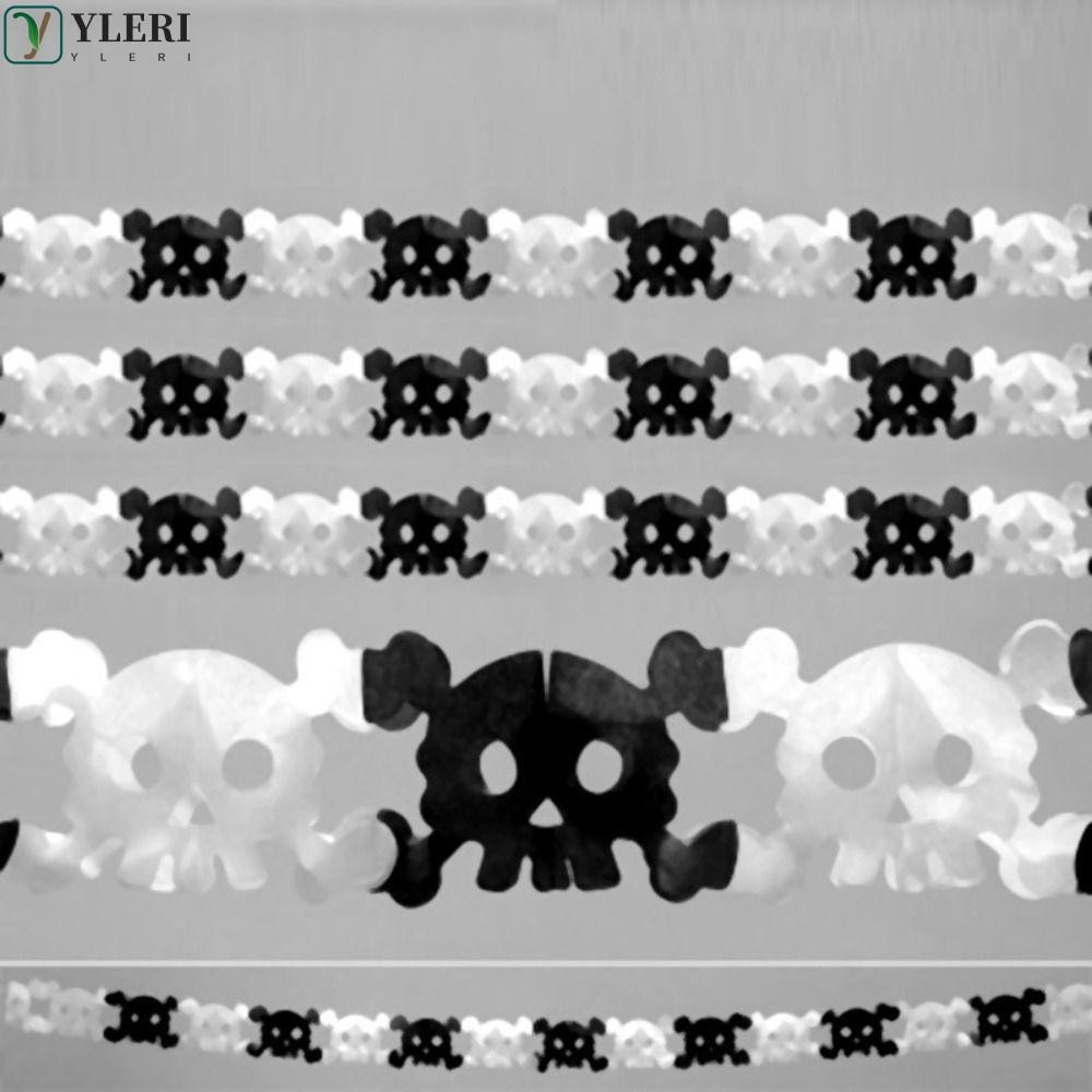 YLERI Ghost Paper Banner, Ghost Bat Halloween Paper Latte Art ...