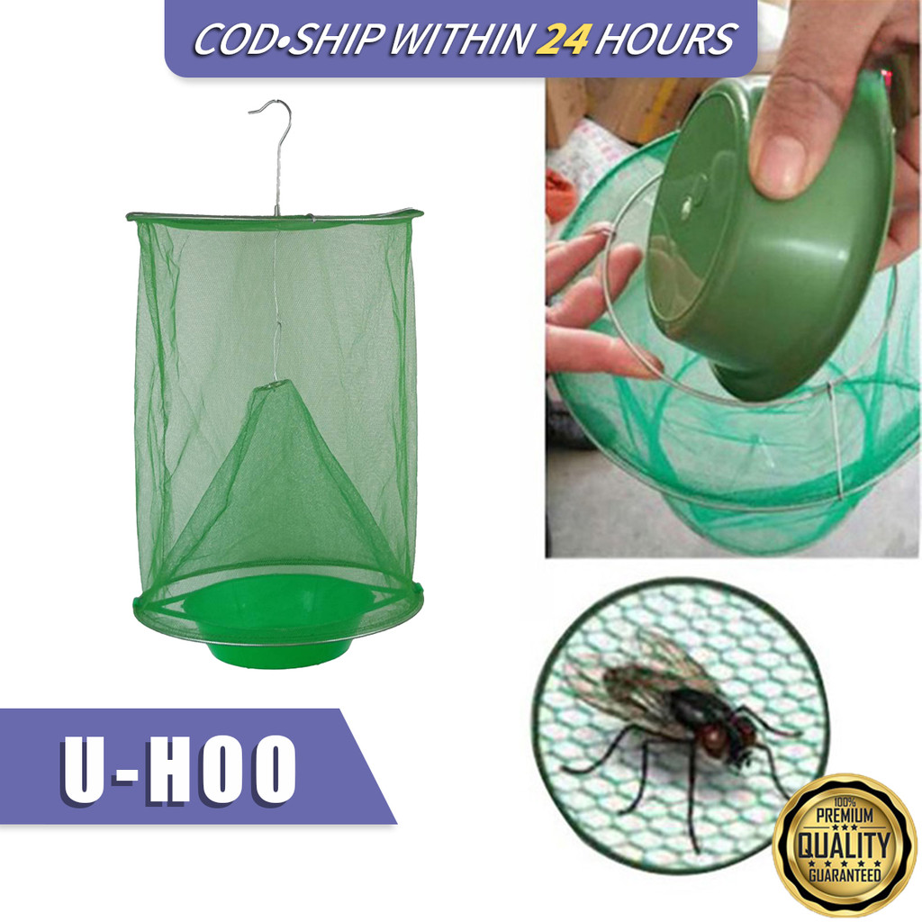 Flies Trap Fly Trap Reusable Fly Catcher Killer Cage Net Trap Pest Bug ...