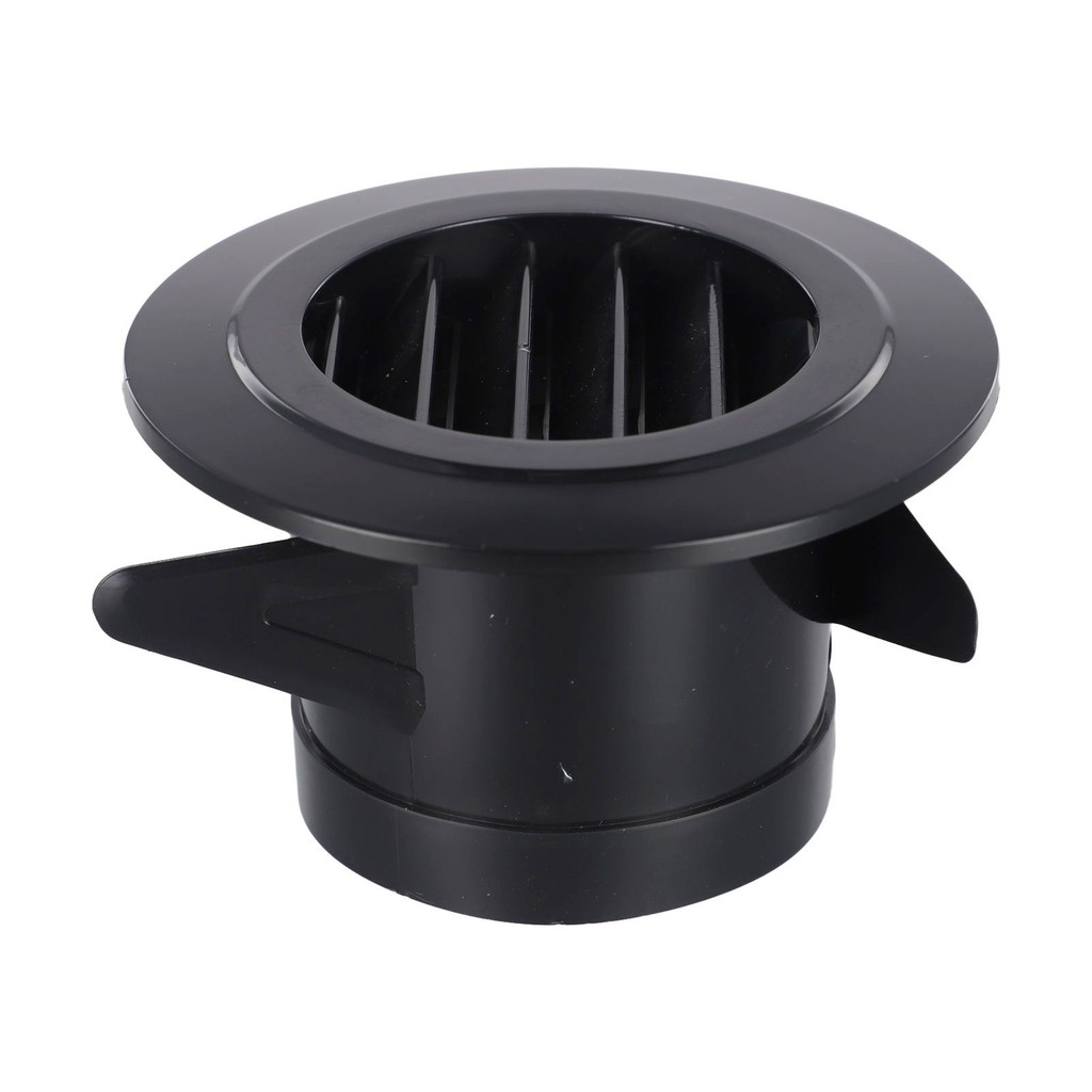 Black ABS plastic Round Ventilation Hose Diffuser Grille Cover Wall ...