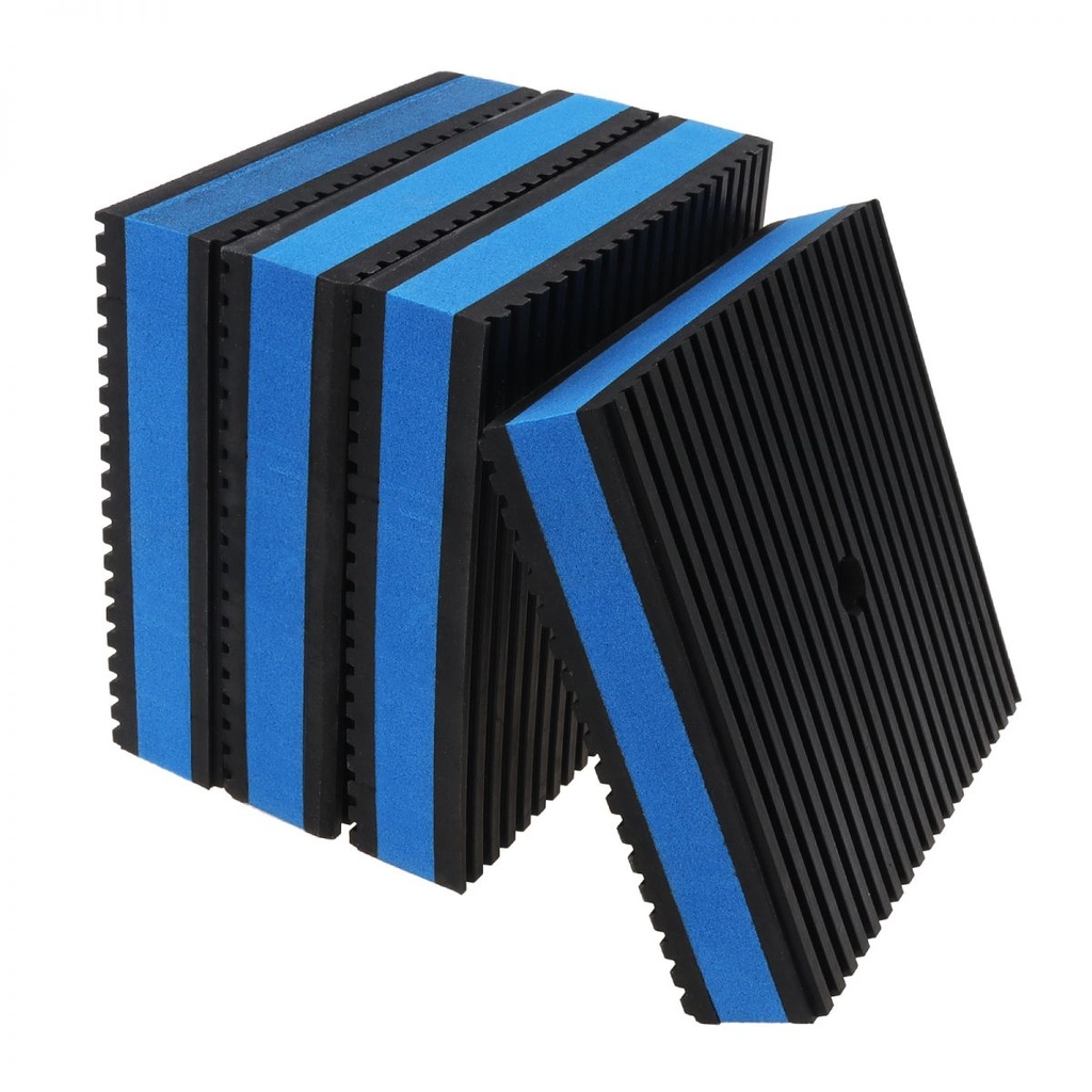 4pcs Rubber Anti-Vibration Pad with Hole for HVAC / Air Compressor ...