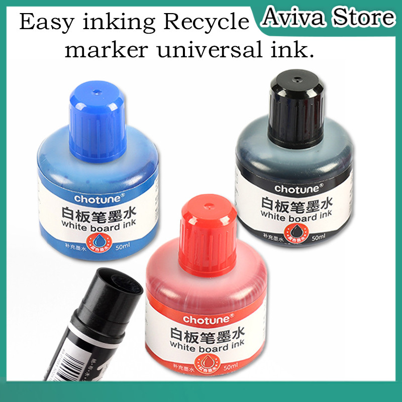 1 Bottle 50ml Refill Ink For Refilling Inks Suit For Whiteboard Marker ...