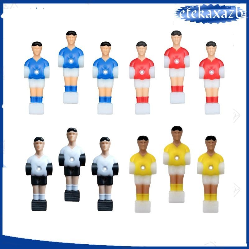 [etekaxazb] 3x Foosball Men Replacement Set Soccer Table Men Player ...