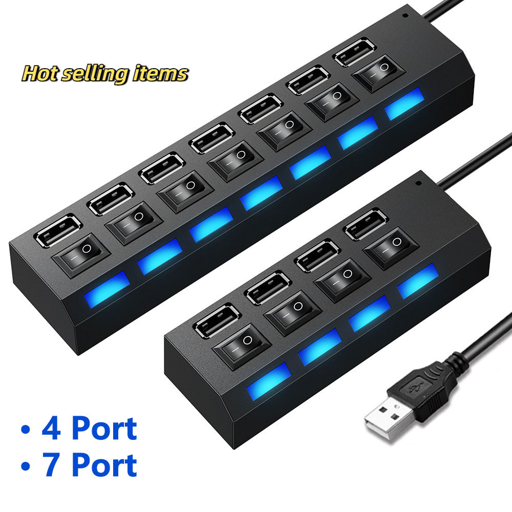 USB Hub Splitter With Individual Switch Splitter With Individual Switch ...