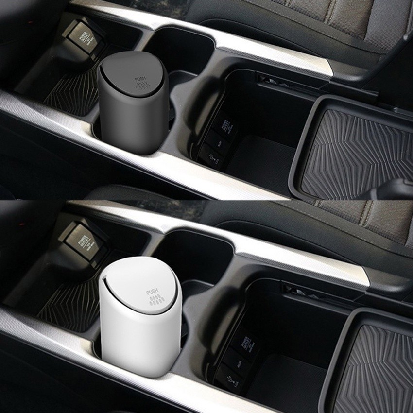 Universal Car Dustbin Box Silicone cup type Garbage Organizer Rubbish ...