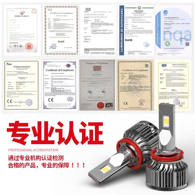 Jiefang Tiger VH modified LED headlight truck low beam high beam fog ...