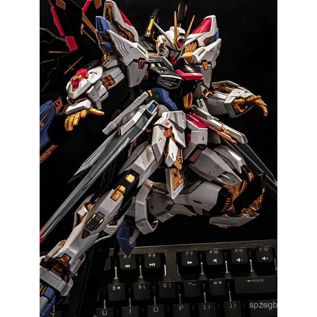 Gundam Model Mecha Strike Freedom Wing Red Astray Mgex Snow White ...