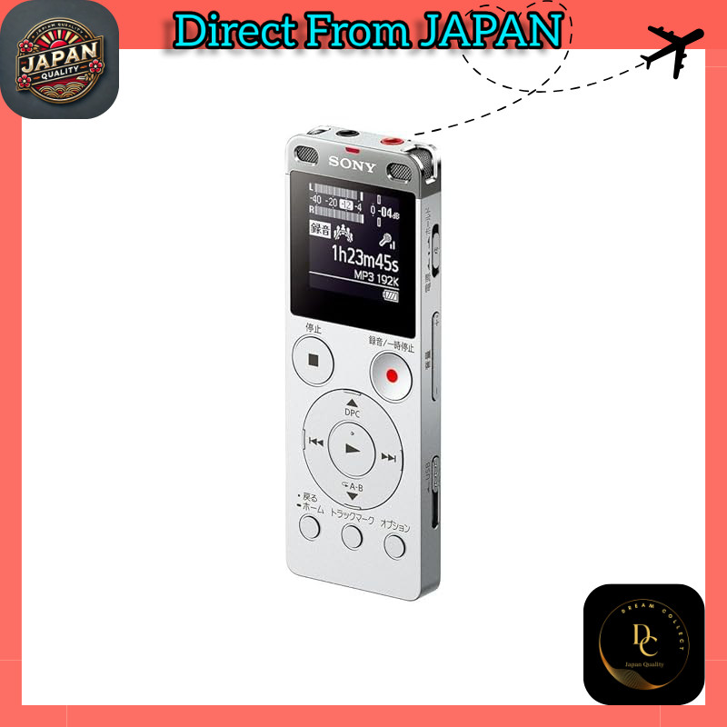 Sony Stereo IC Recorder with FM Tuner, 8GB, Silver, ICD-UX565F/S ...